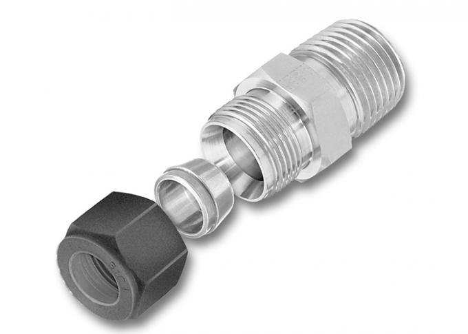 Stainless Steel Compression Fittings , Custom Hydraulic Compression ...